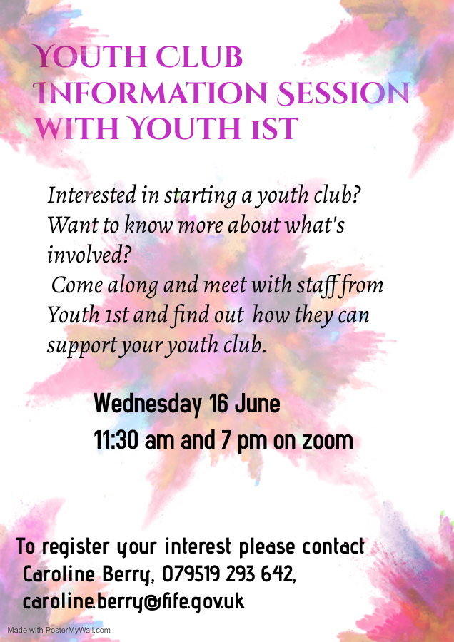 Want to set up a Youth Club? – St Monans